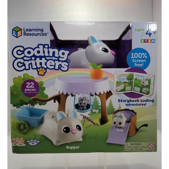 Preschool STEM | Toys | Coding Critters Preschool Stem Toy Bopper Hip Hop By Learning Resources ...
